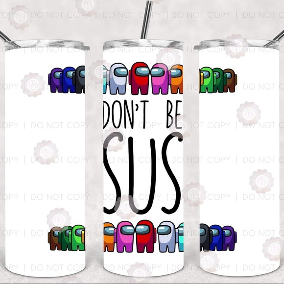 Dining | Among Us Sus Imposter Suspicious Custom Tumbler | Poshmark
